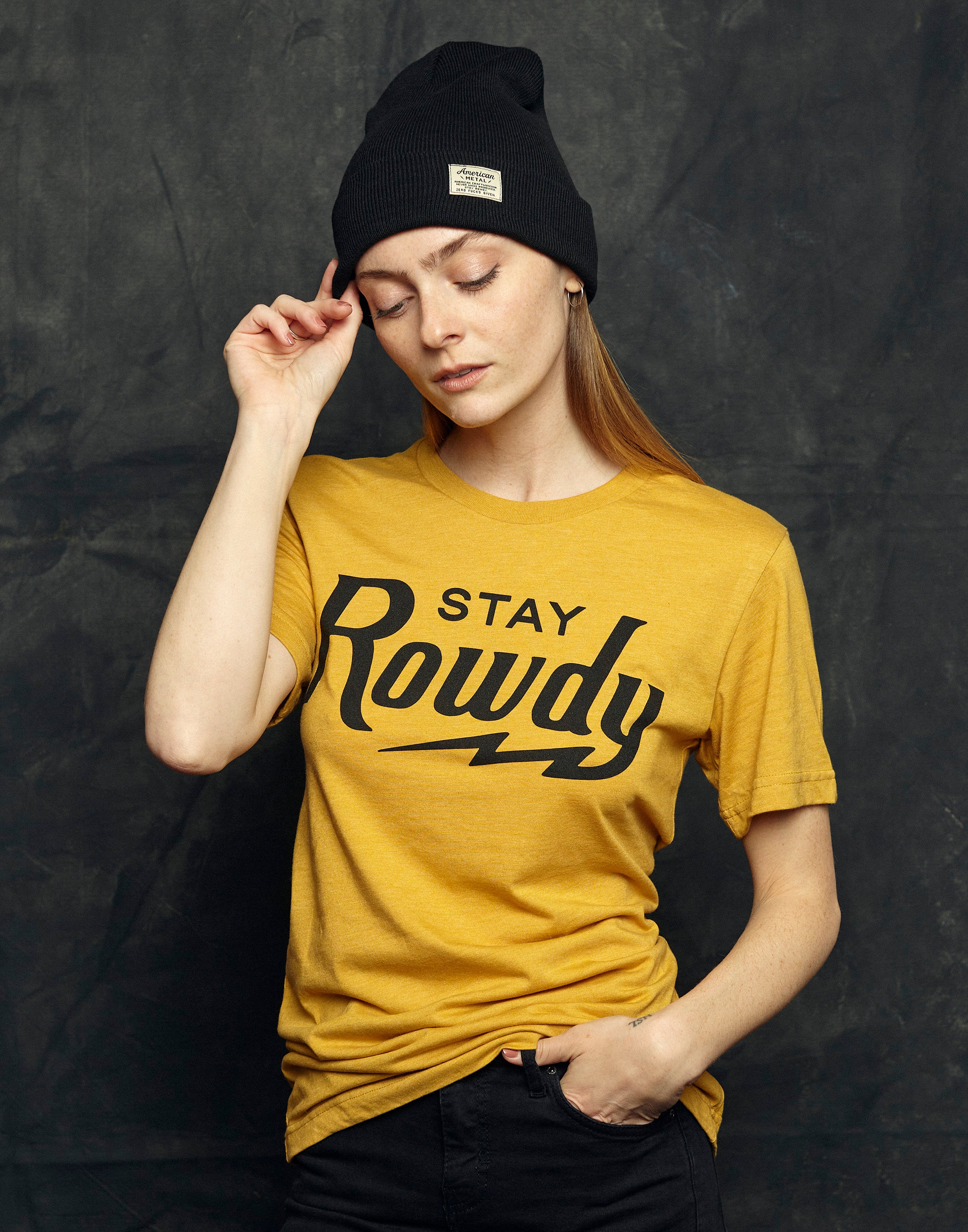 Stay Rowdy T-Shirt – americanmetalcustoms